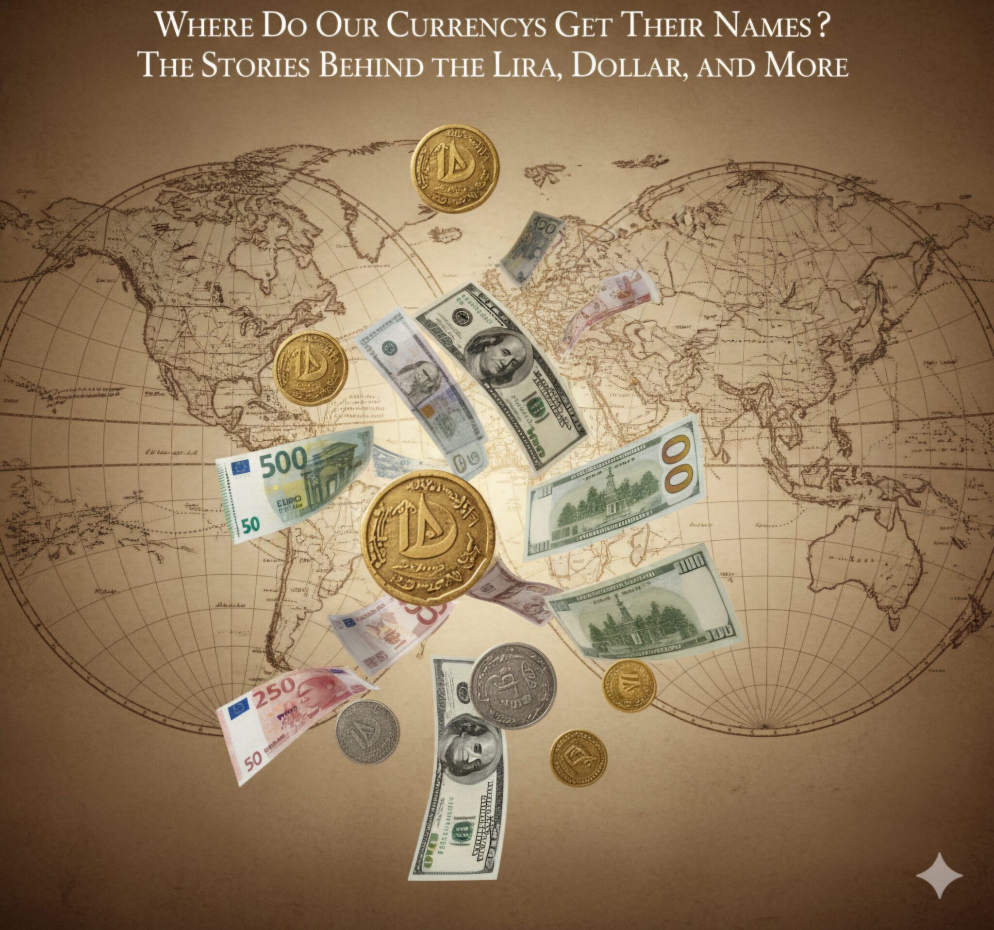 Where Do Our Currencies Get Their Names? - knowledge corner